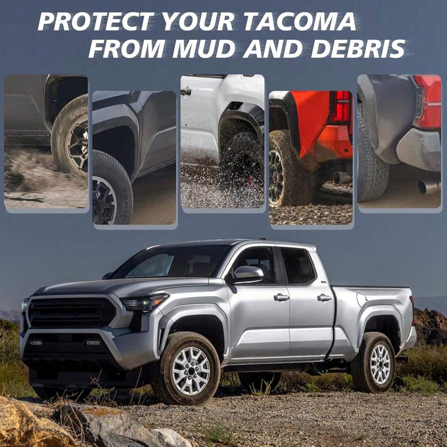 Toyota Series Mud Flaps 4pcs,Including Toyota Tacoma 2016-2024&OEM ...