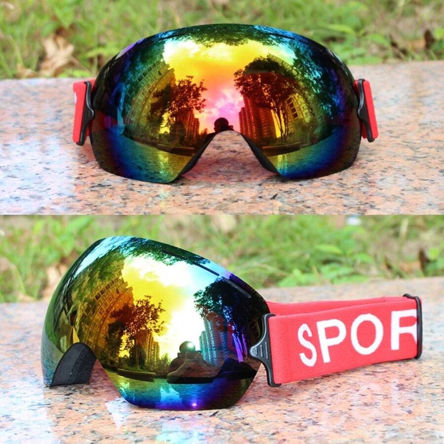 Professional Ski Goggles Men Adult Anti-Fog Snowboard Skiing Glasses ...