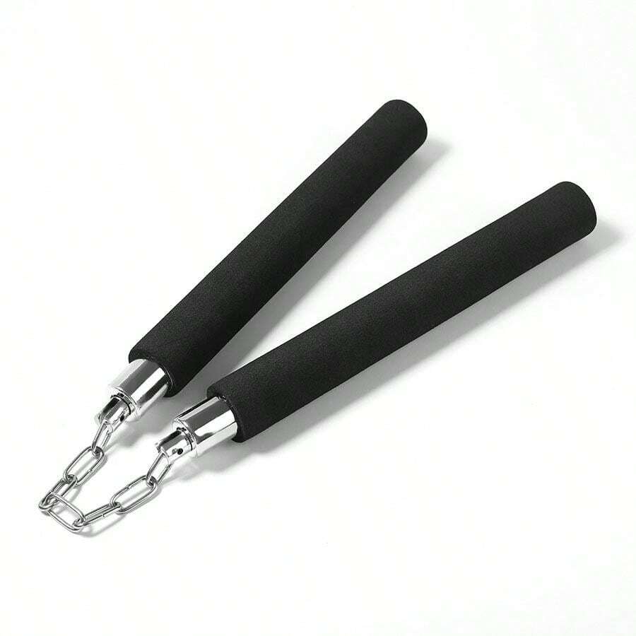 New Double Nunchucks Rubber, Beginner Foam Safety Non-Painful Nunchucks ...