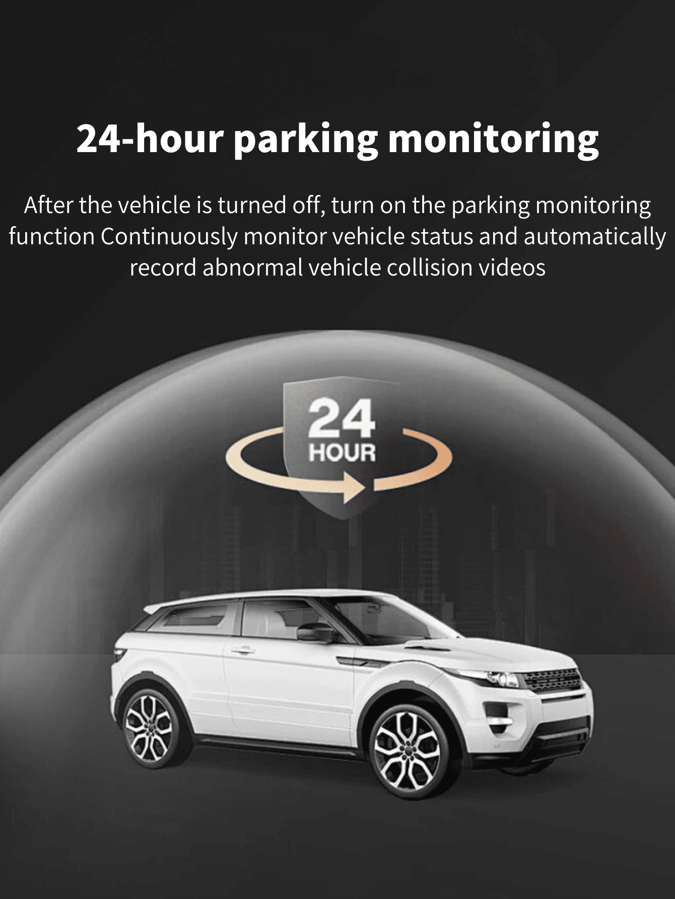 5-Inch 1080P Dual-Channel Dash Cam With High Definition Front And Rear ...