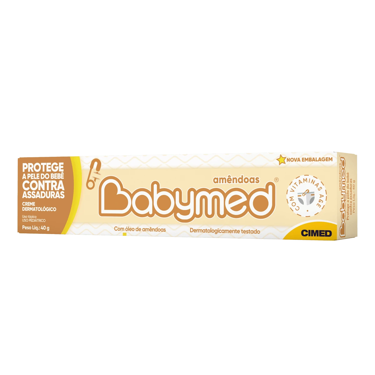 Kit 3 und Pomada Babymed Amêndoas 40g | SHEIN Brasil