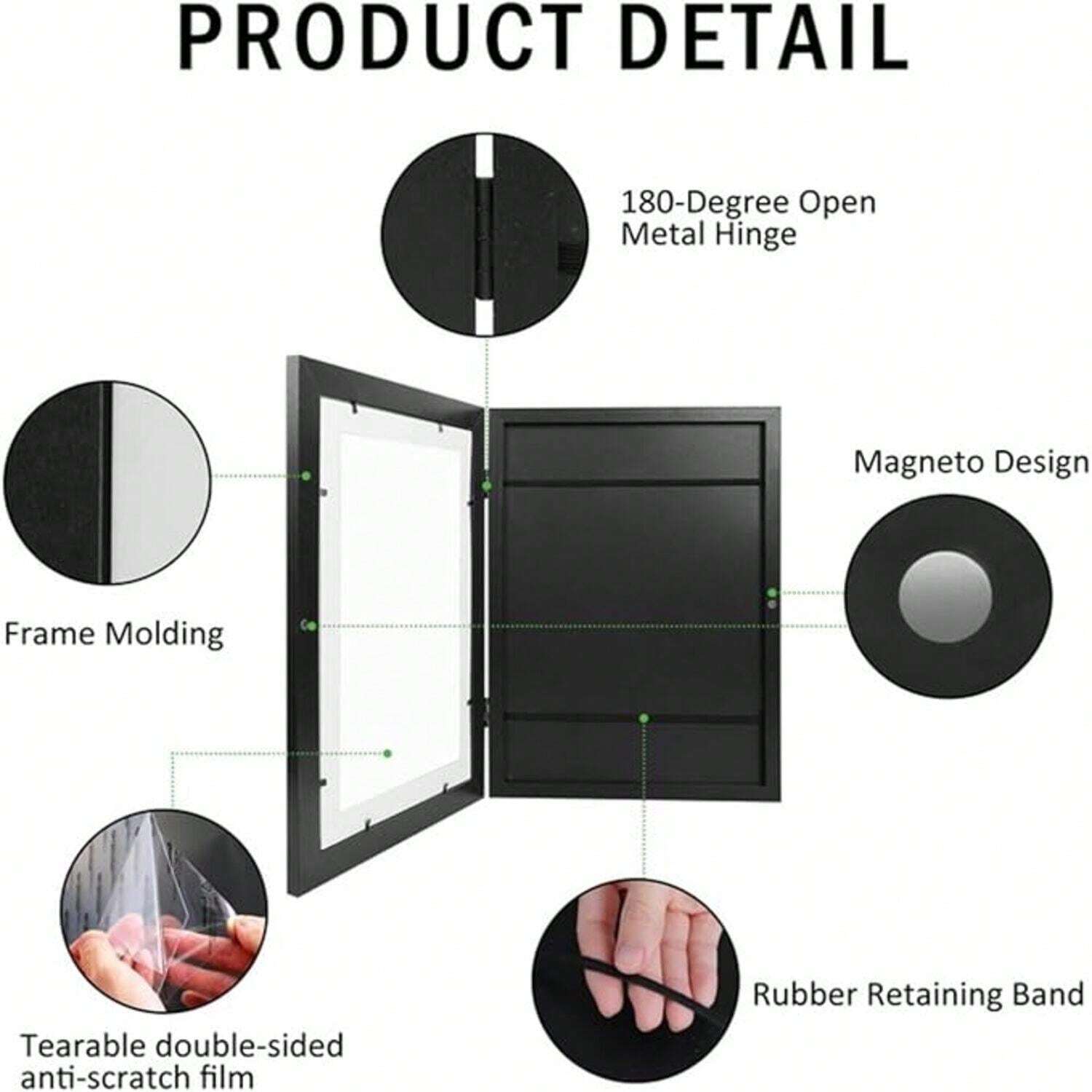 Art Frames- A4 Front Opening Changeable Photo Frames Display Artwork ...