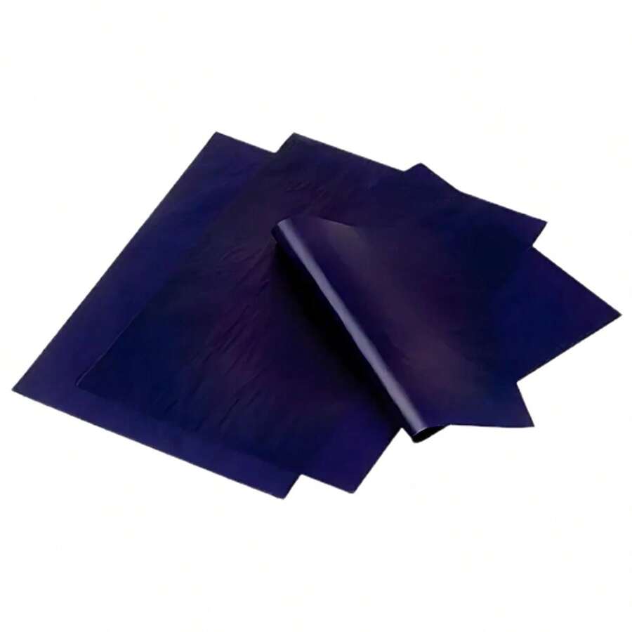 100 Carbon Paper Copy Paper Blue Sheet 100 Sheets 21x31cm Copy Paper ...