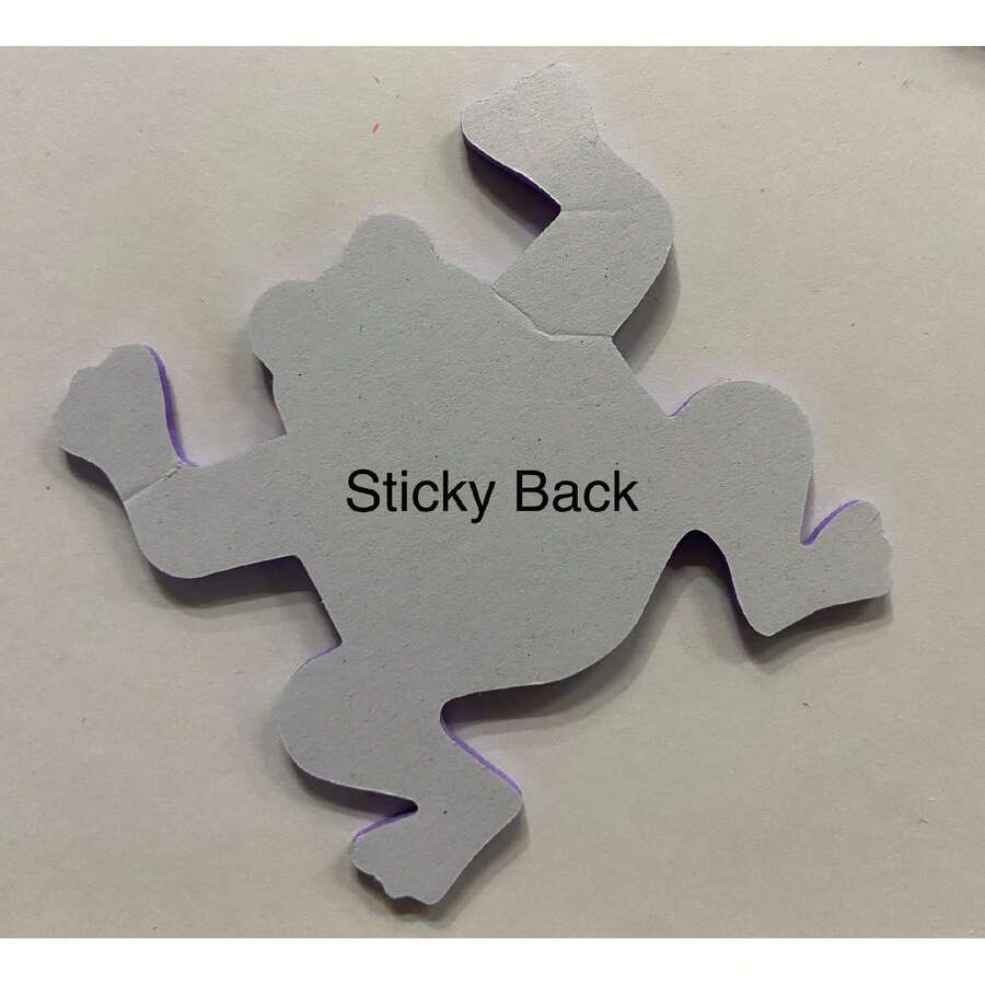 Small Assorted Color Creative Foam Cut-Outs - Frog | SHEIN USA
