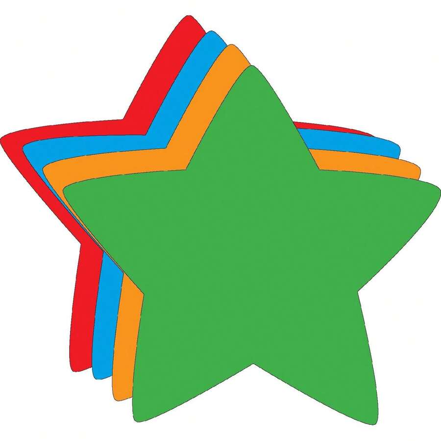 Die-Cut Magnetic - Large Assorted Color Star | SHEIN USA
