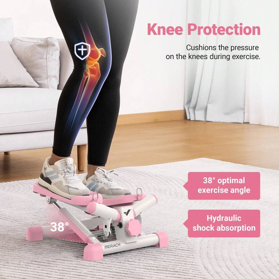 Merach MERACH Mini Steppers For Exercise, Twist Stepper With Resistance ...