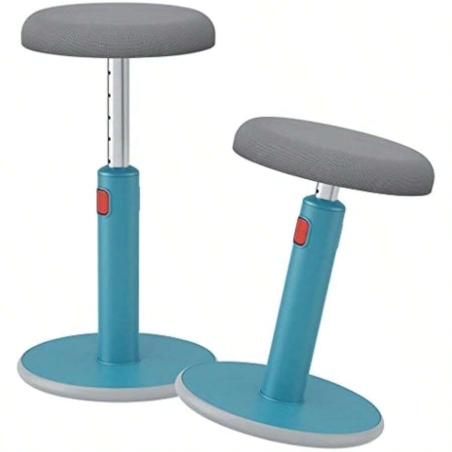 Leitz Act Sit Stand Stool Ergonomic Height Adjustable 46cm To 79cm ...