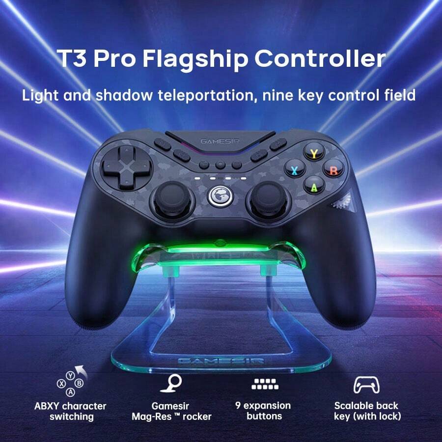 GAMESIR Controller di gioco T3 Pro tasti posteriori macro ...