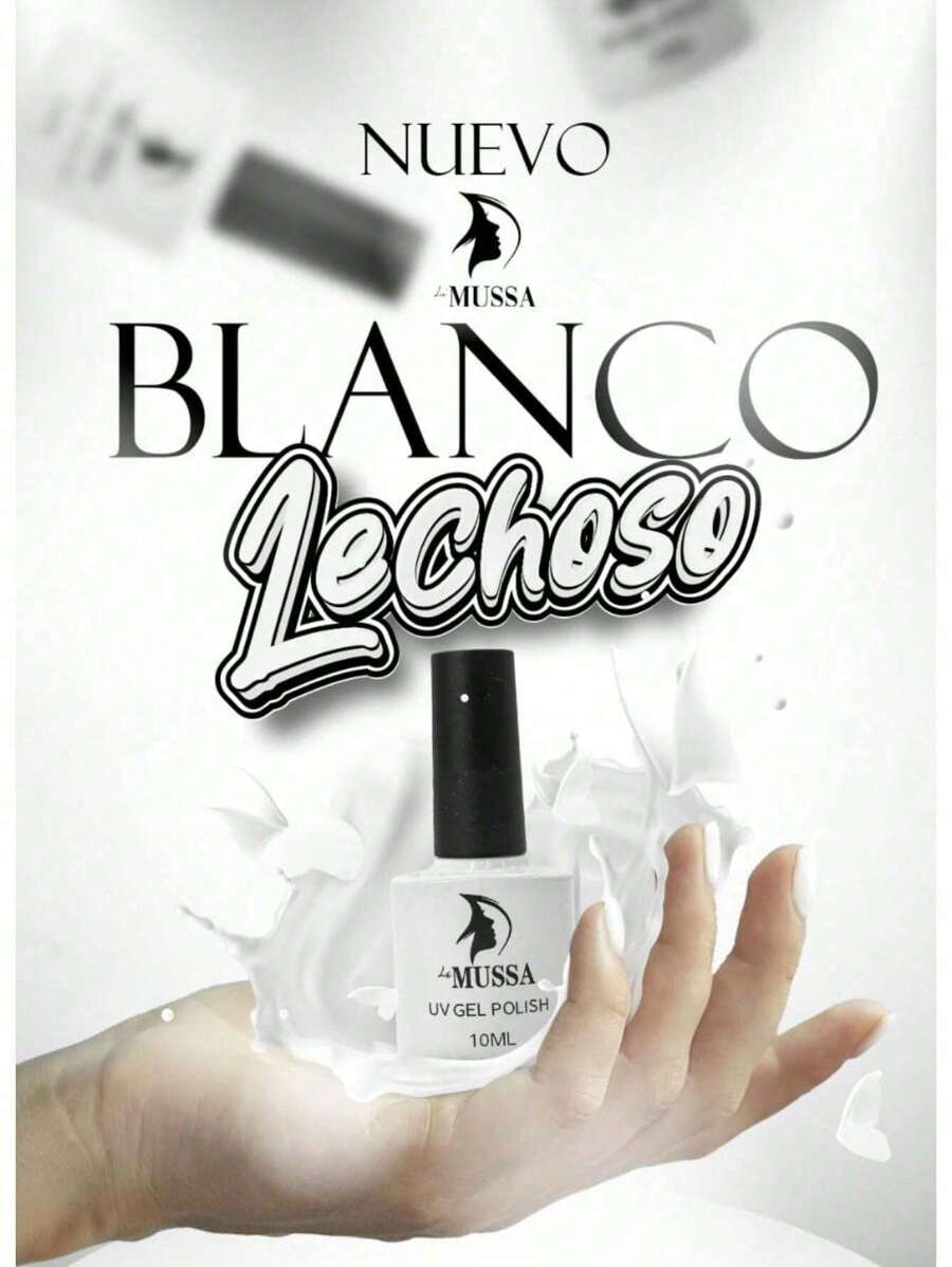 Gel Blanco Lechoso, Gel Color Semipermanente Para Uñas MUSSA | Moda de ...