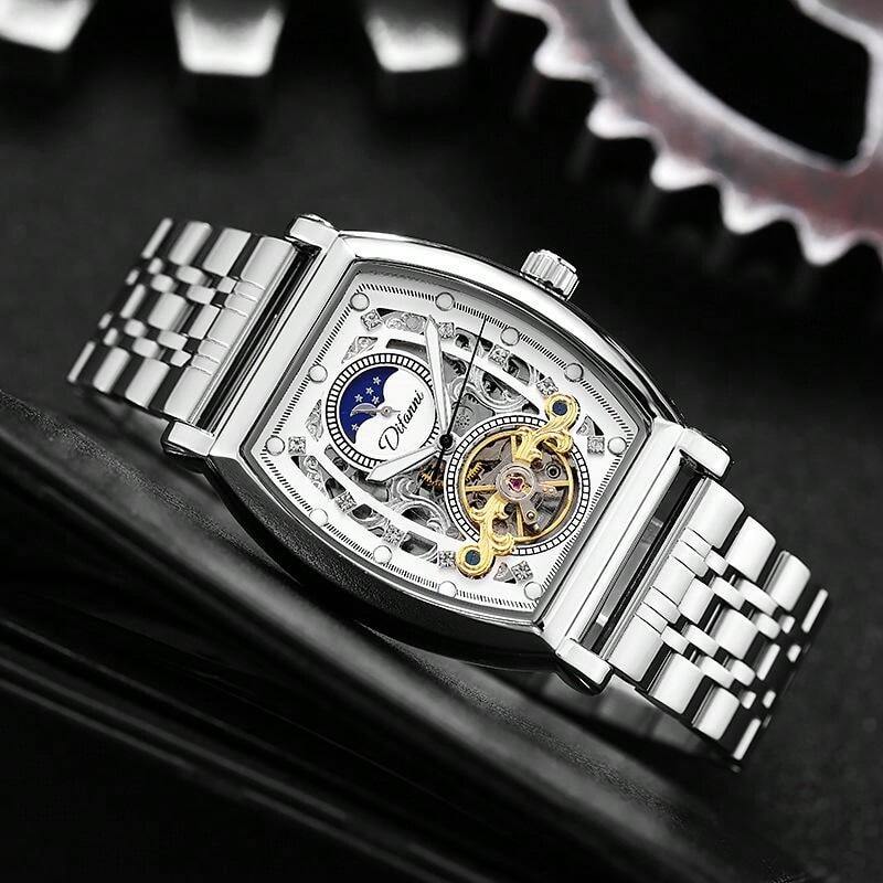 MUKUO 1 pieza Reloj de pulsera de hombre de con Tourbillon mecánico ...