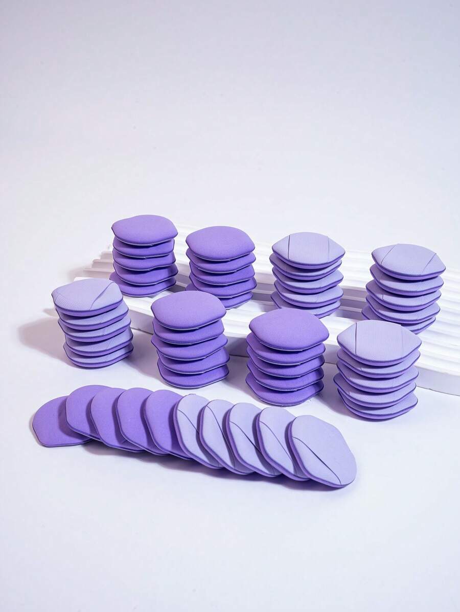 Finger Puff 10-50 peças Mini Puff Air Cushion Puff Foundation Mix Puff ...