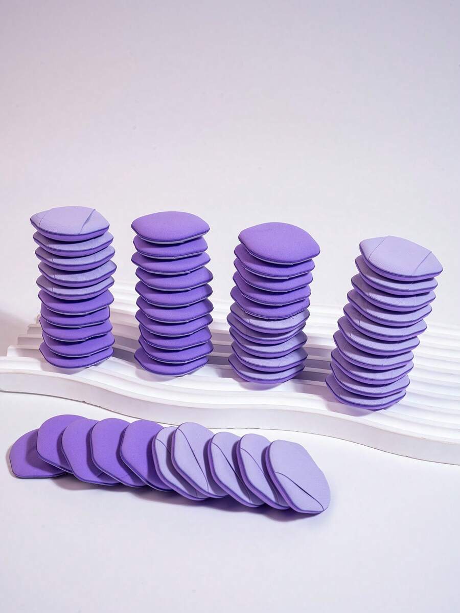 Finger Puff 10-50 peças Mini Puff Air Cushion Puff Foundation Mix Puff ...