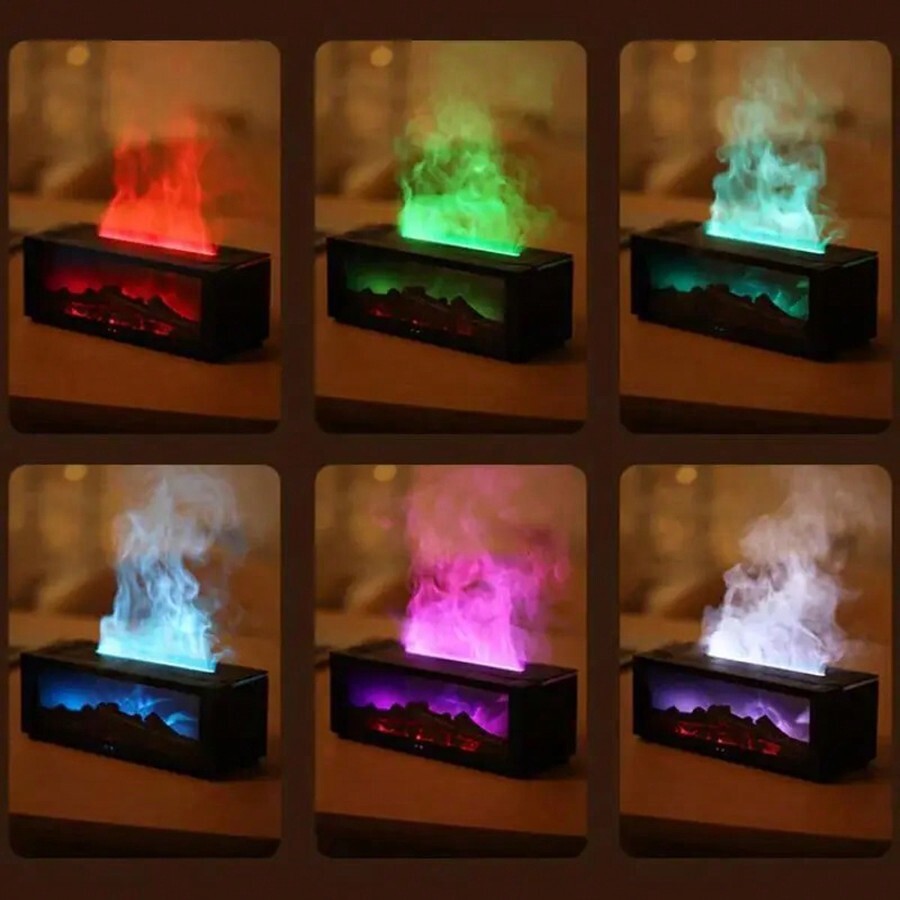 USB Powered Fireplace Humidifier And Aromatherapy Diffuser, With Remote ...