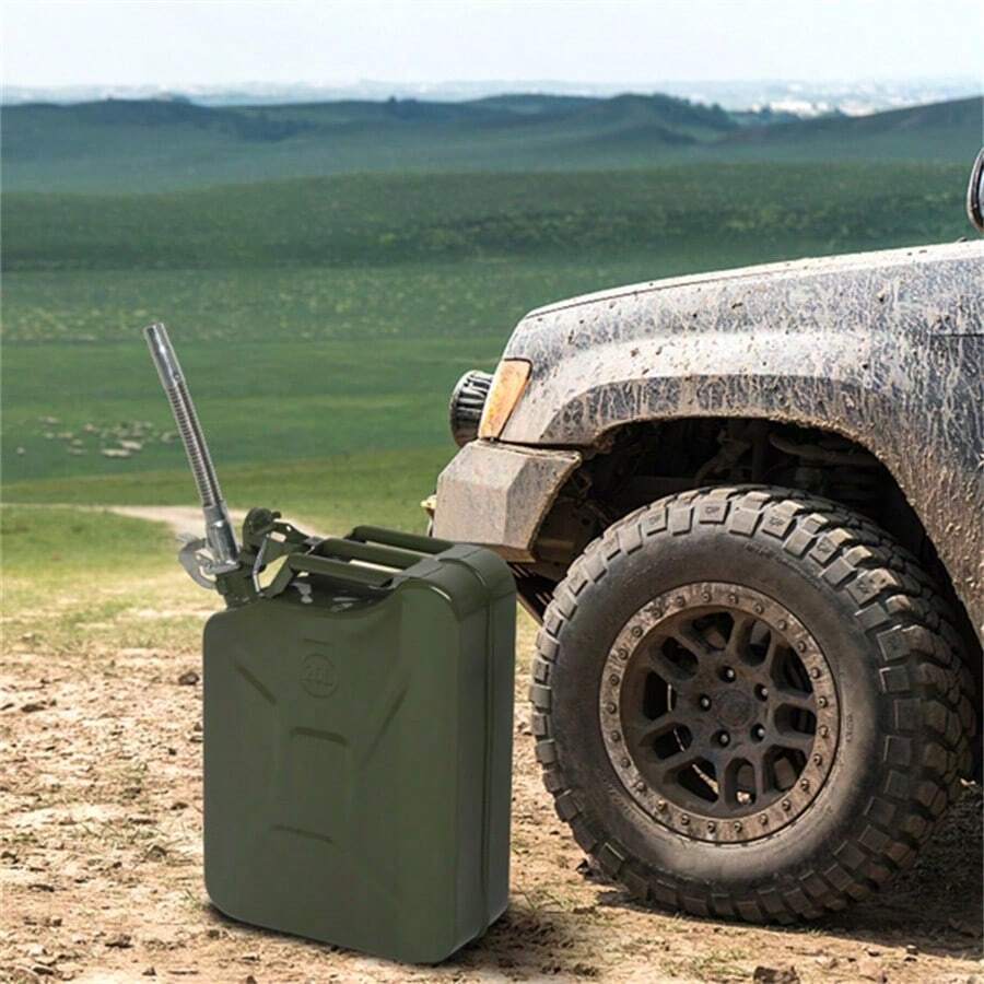 Green American Oil Barrel 20 Liter Portable Gasoline Barrel Portable ...