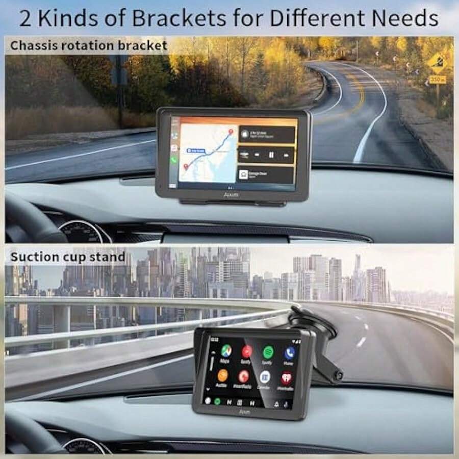 7 Inch Android Car Display Screen Portable Car Player With Navigation ...