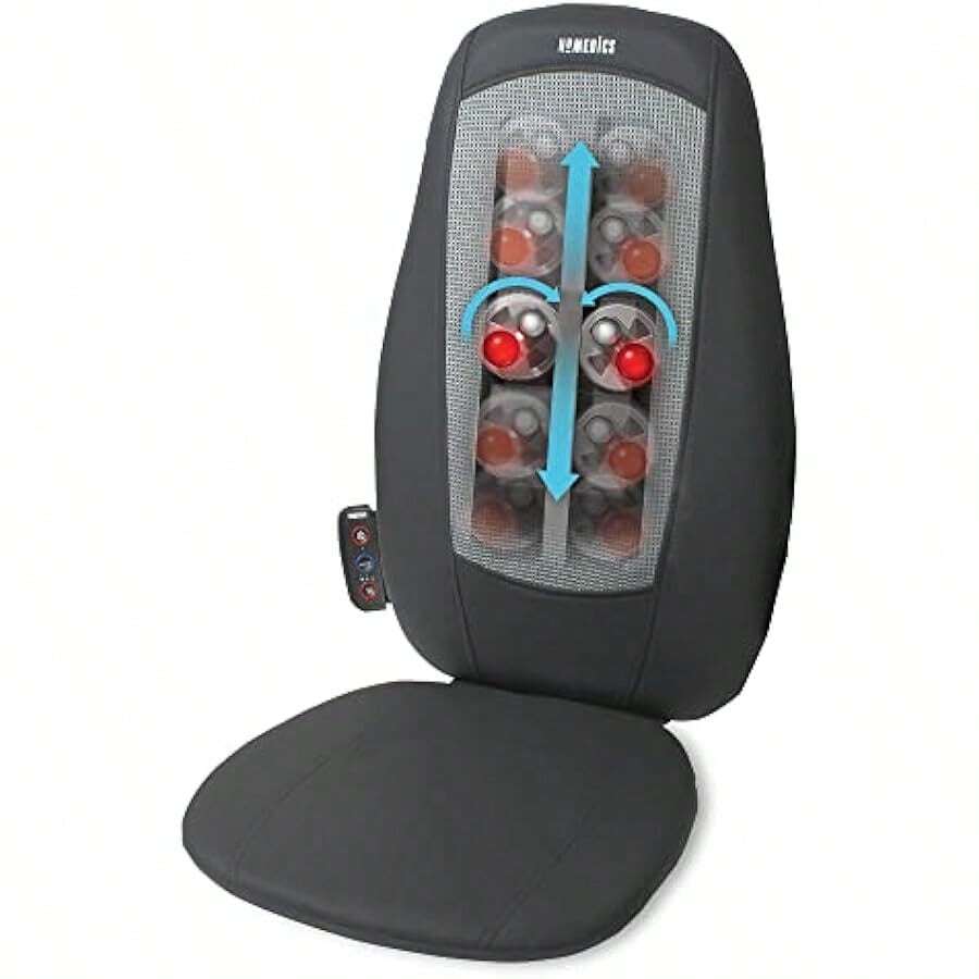 HoMedics Shiatsu Back And Shoulder Massager Adjustable Massage Chair 3 ...