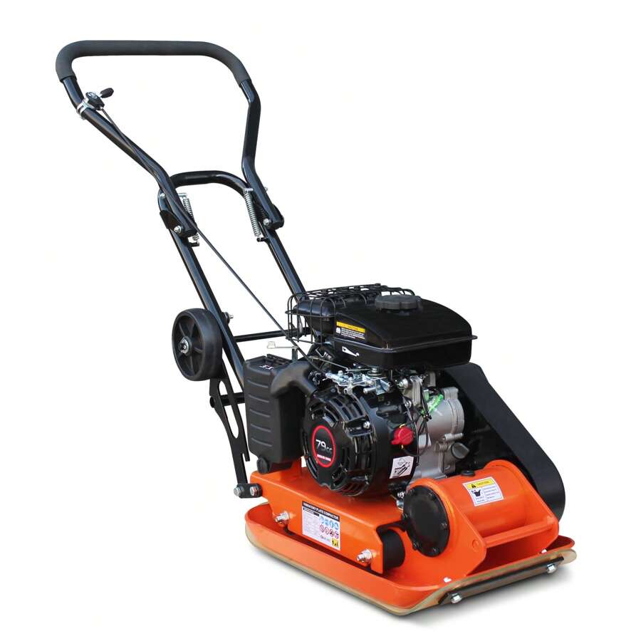 Plate Compactor Machine, 2.8HP 79CC Gas Engine 5900 VPM 2000 Lbs ...