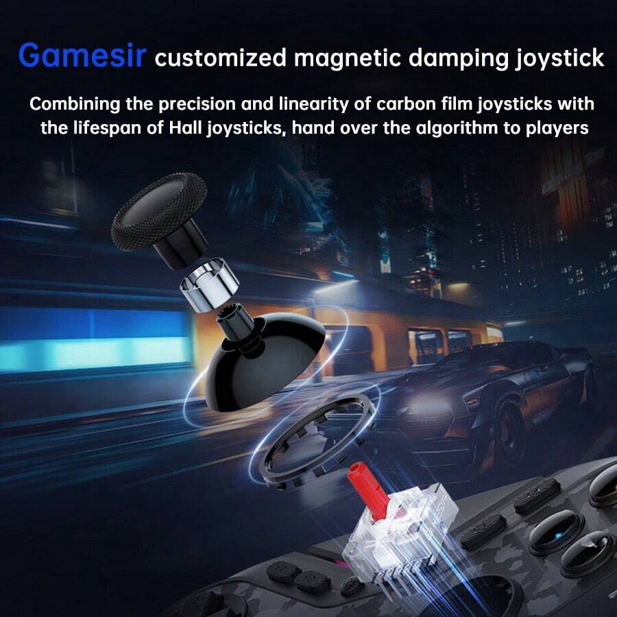 GAMESIR Game Controller T3 Pro Retractable Custom Macro Back Button ...