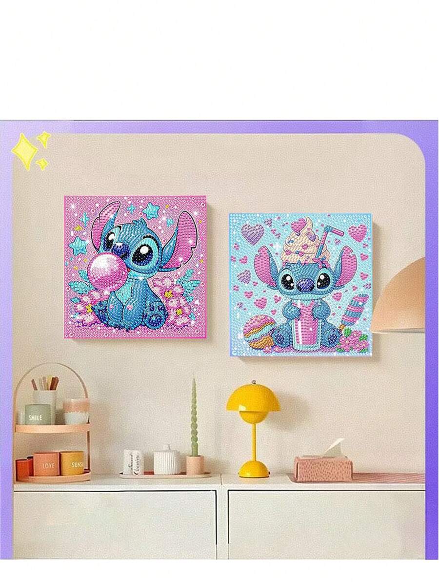 Disney Disney Stitch Diamond Painting Art Kit, 5D Handmade Craft Decor ...