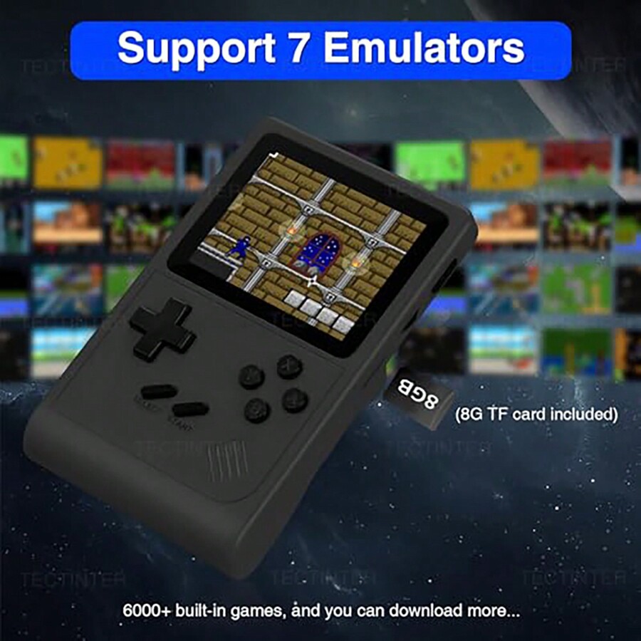 GB300 Handheld Game Console - 6000+ Retro Video Gaming Console Support ...