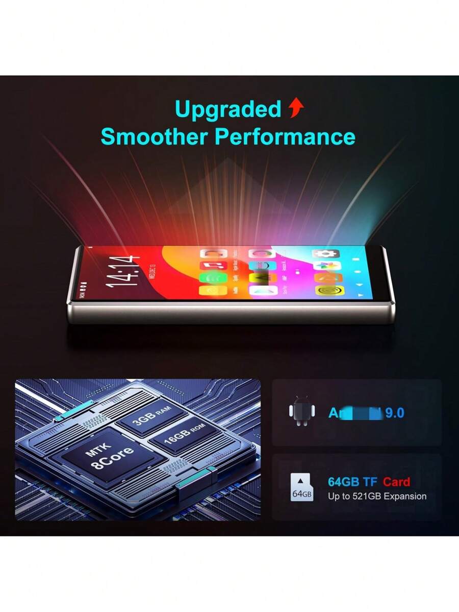 80GB Android MP3 Player With D WiFi, Oilsky 4.7" 1080P Full Touch ...