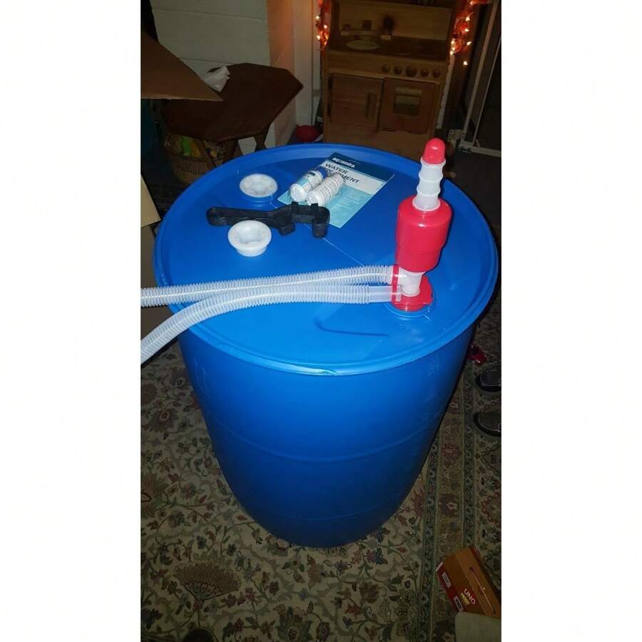 Water Treatment And Storage Kit, 55-Gallon Water Barrel,Liquid Water ...
