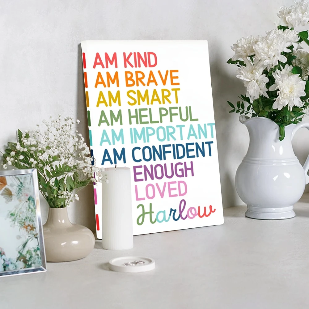 1 Pc Framed Motivational Wall Art For Classroom Decor, Classroom ...