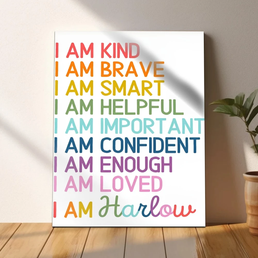 1 Pc Framed Motivational Wall Art For Classroom Decor, Classroom ...