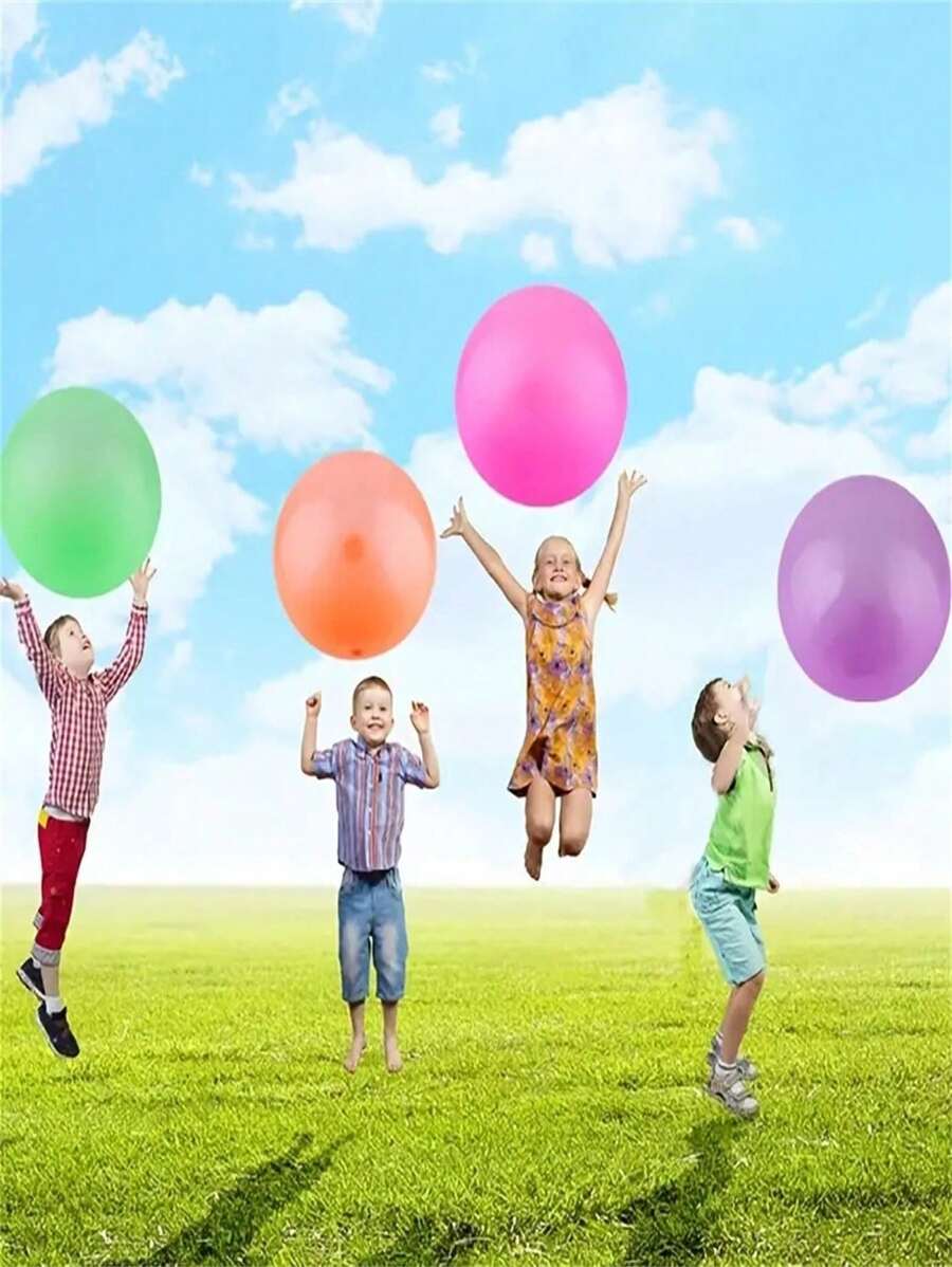 Self-Filling Transparent Bubble Ball, TPR Material Blow Bubble, Hand ...