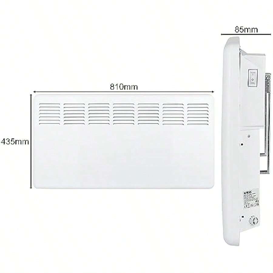 MYLEK 2KW Smart WiFi App Radiator Electric Low Energy Panel Heater 1KW ...