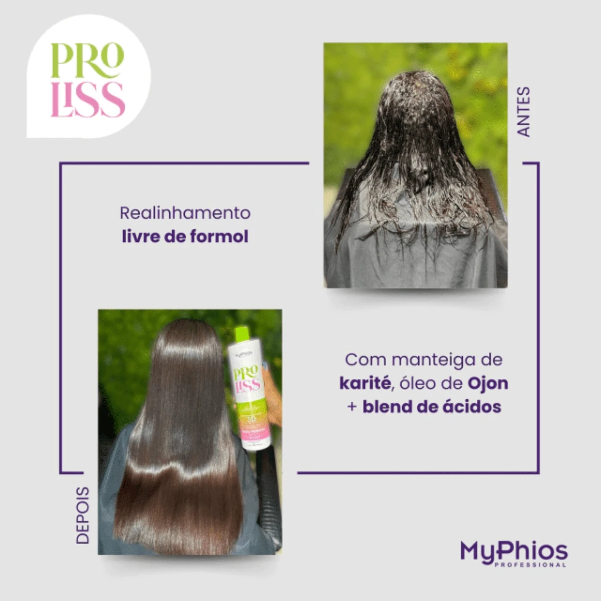 ProLiss Shampoo Pré Tratamento MyPhios Antirresíduo 1L | SHEIN Brasil
