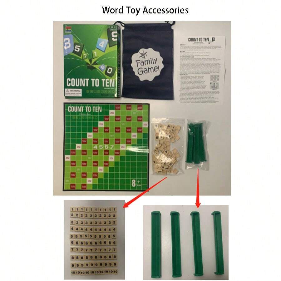 Children's Puzzle Puzzle Puzzle Number Word Game English Spelling Game ...