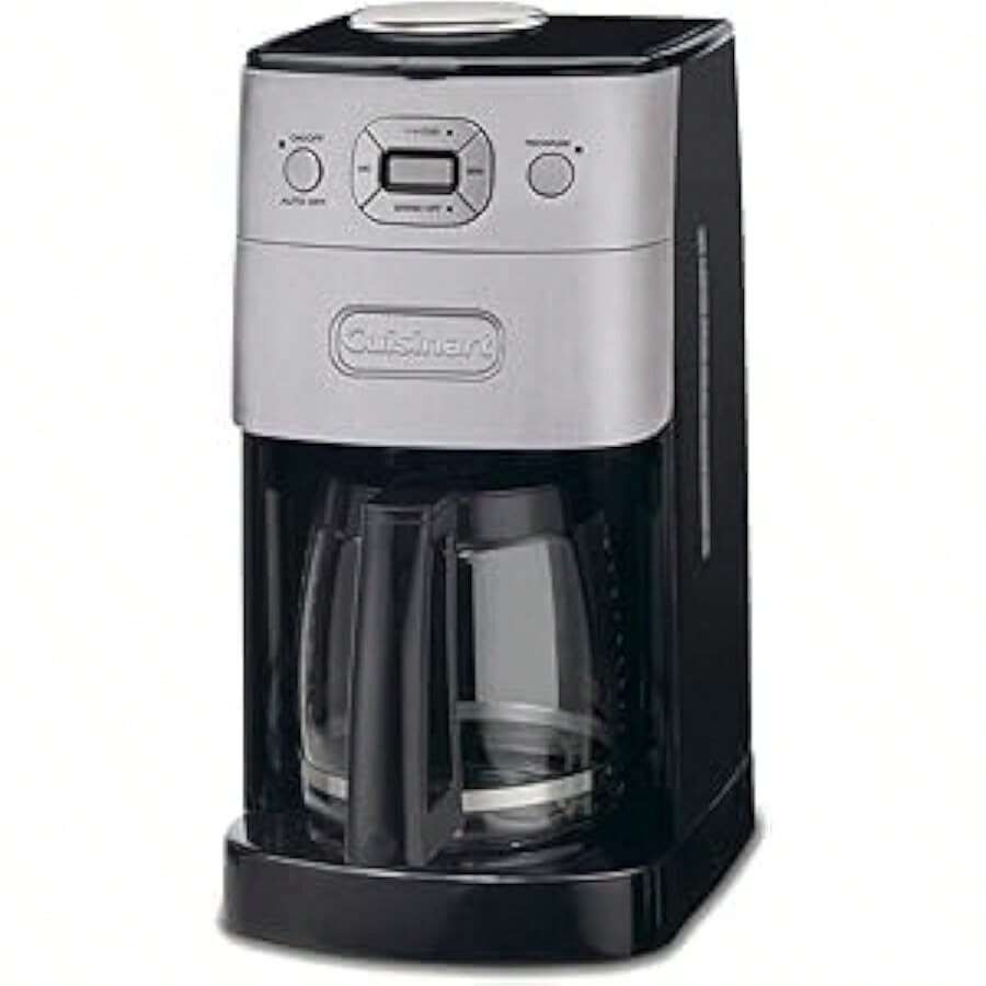 Bean To Cup Ip Coffee Machine 1.8L Carafe 12 Cups Fast Brew 24 Programmable Timer 40min Keep ...