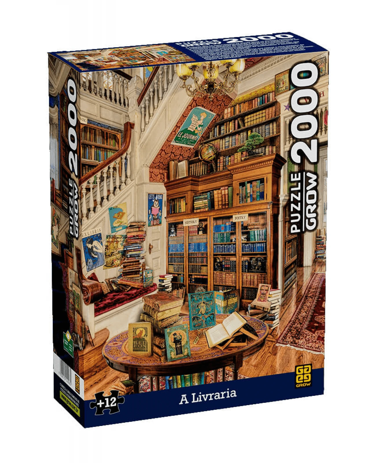 PUZZLE THE BOOKSTORE 2000 PIECES GROW | SHEIN South Africa