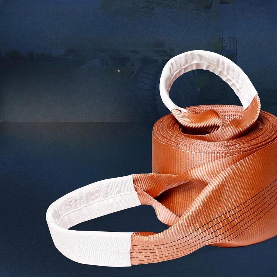 Tow Strap Heavy Duty 100000 Lbs 30ft - Recovery Towing Rope 55 US Tons ...