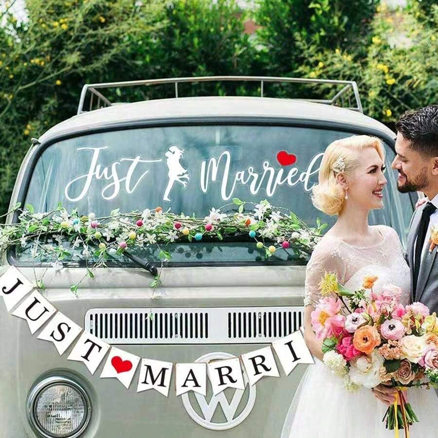Just Married! Make Your Wedding Day Special With Our Wedding Car ...