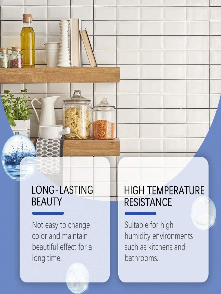 1 Box/6pcs Tile Grout Pen, 6 Colors, Versatile Application Including ...