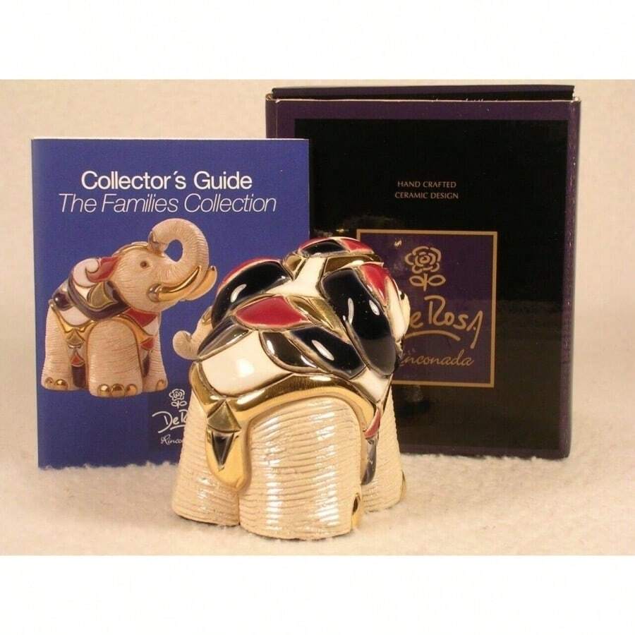 DeRosa Rinconada Family Collection Baby White Elephant - F331 - In Box ...