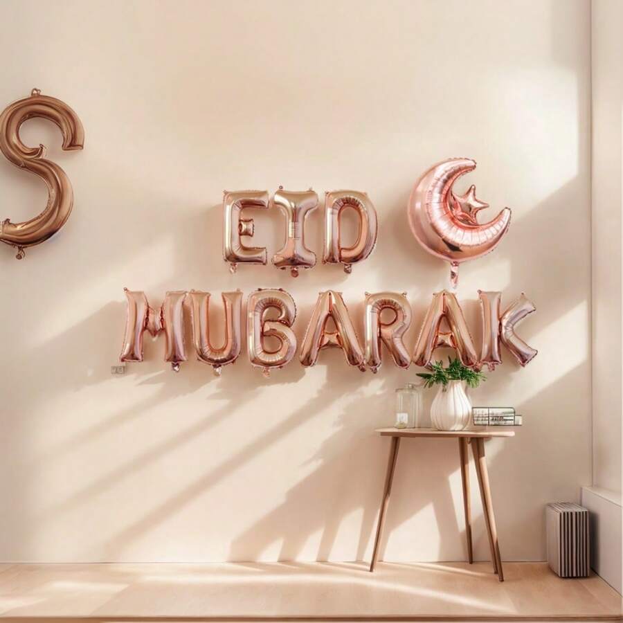 1pc Ramadan Festival Event Decoration Balloons,Piece Crescent Moon ...