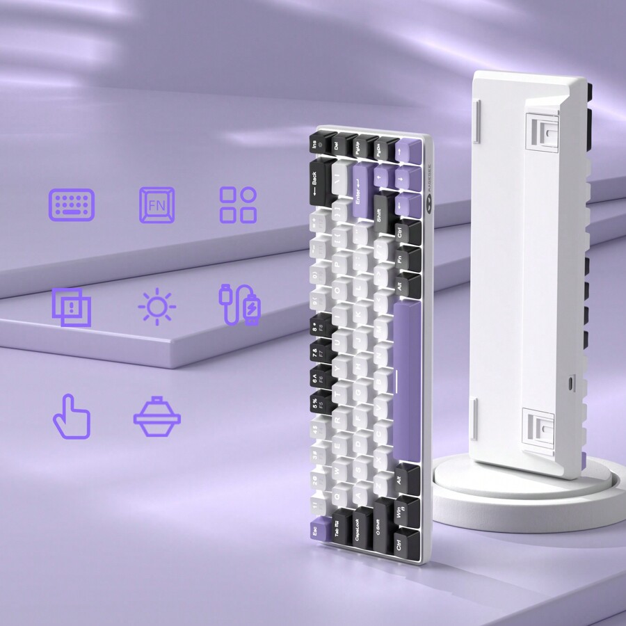 MageGee Portable 60% Mechanical Gaming Keyboard, -Box LED Backlit ...