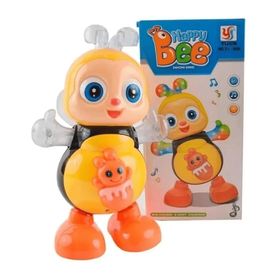 Brinquedo Infantil Abelha Musical com Luz som Anda Dança Mexe ...