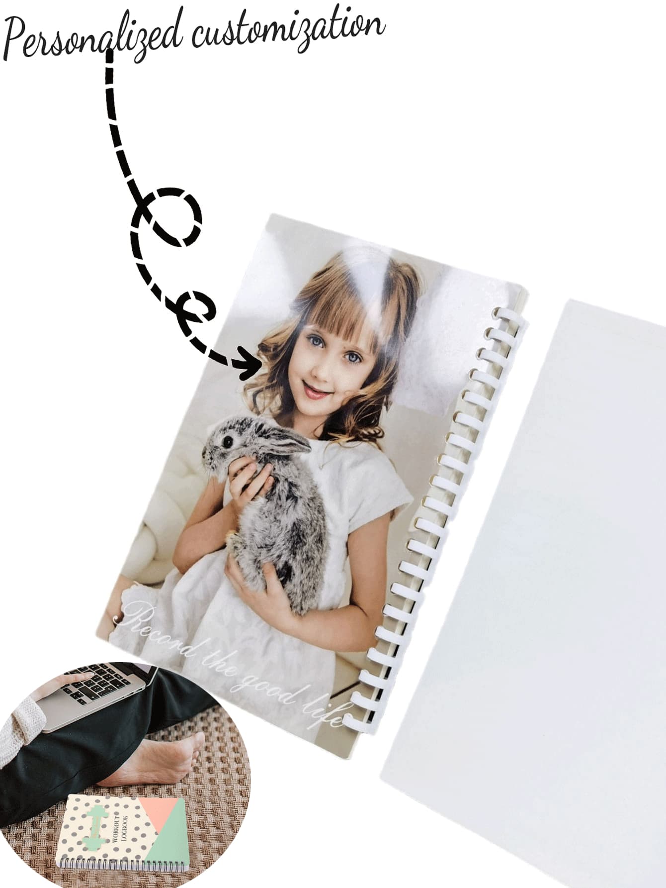 Personalized Customization, Heat Transfer Notebook, Work Notebook, Heat ...