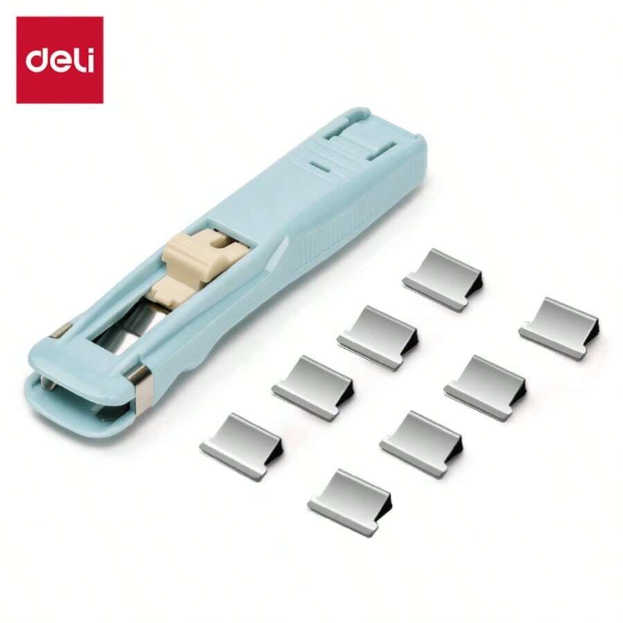 deli Deli 8591F Push Type Paper Clamp, Office Staple Refill, Can Clamp ...