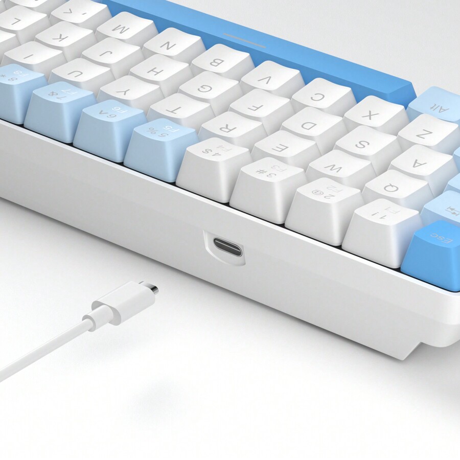 MageGee tragbare 60% mechanische Gaming-Tastatur, Box LED-beleuchtete ...