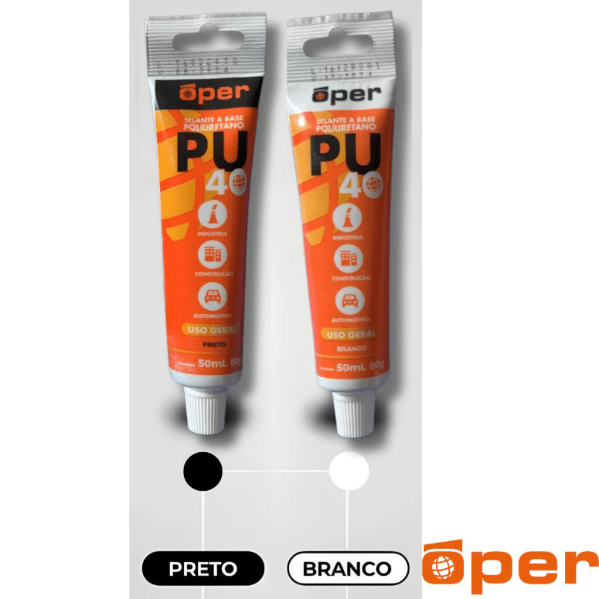 PU 40 Cola Adesiva Selante Kit 2UN A Base de Poliuretano Uso Geral ...