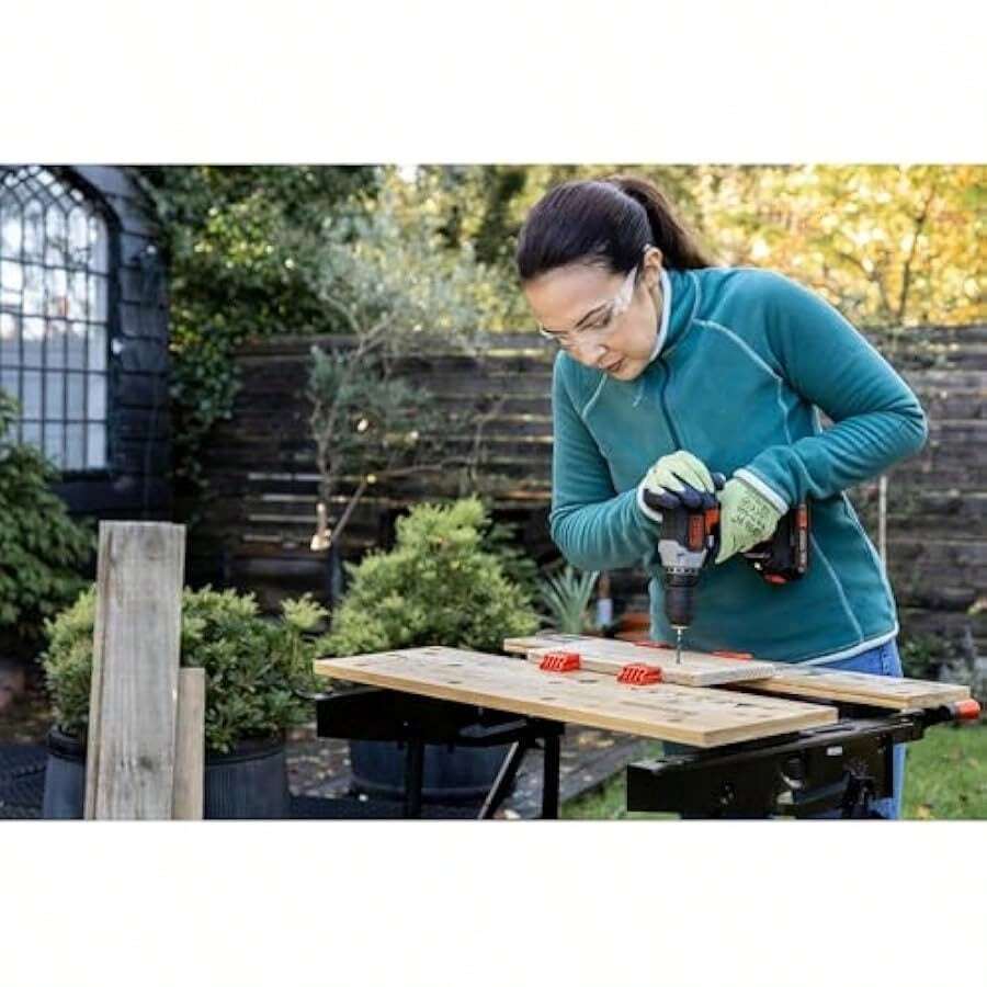 BLACK+DECKER Workmate Plus Work Bench Tool Stand Saw Horse Dual Height ...