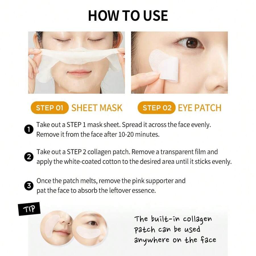 JMsolution Honey Royal Propolis Collagen Patch Mask With Premium ...