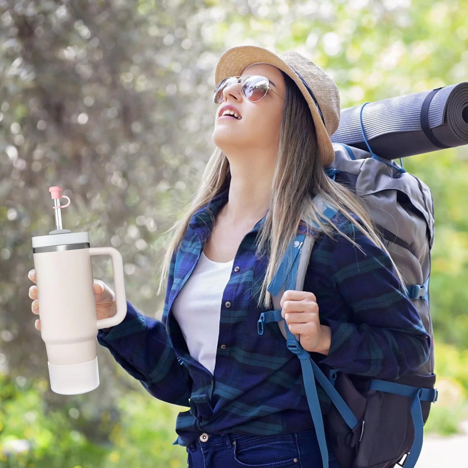 1Pc, Silicone Cup Cover For 30/40 Oz, Non-Slip Protective Cover For Cup Accessories, Silicone ...