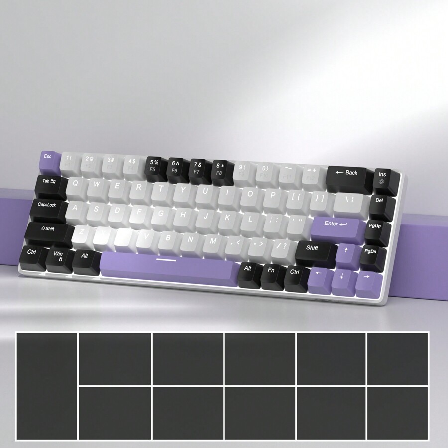 MageGee Portable 60% Mechanical Gaming Keyboard, -Box LED Backlit ...