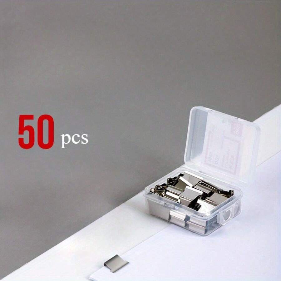 deli Deli 8591F Push Type Paper Clamp, Office Staple Refill, Can Clamp ...